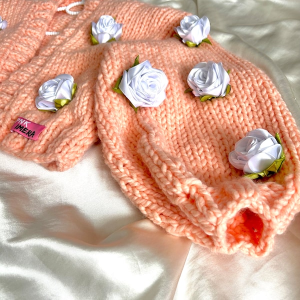 Pink White Roses - Etsy