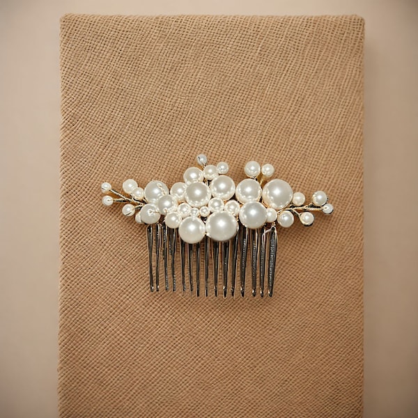 Pearl Hair Comb - Etsy