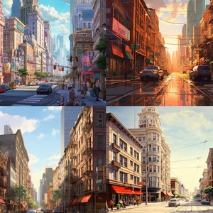 100+ Procreate City Street View Stamps, City Street View Brushes for ...