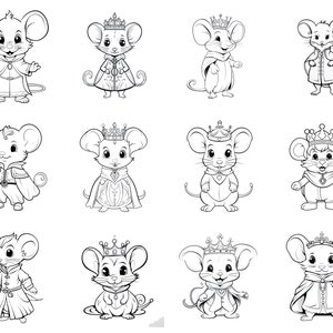 100+ Procreate Mouse Prince Stamps, Cute Mouse Brushes for Procreate ...