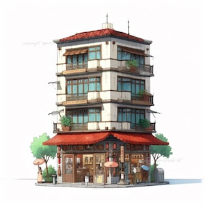 100+ Procreate Building Stamps, Building Brushes for Procreate, Instant ...