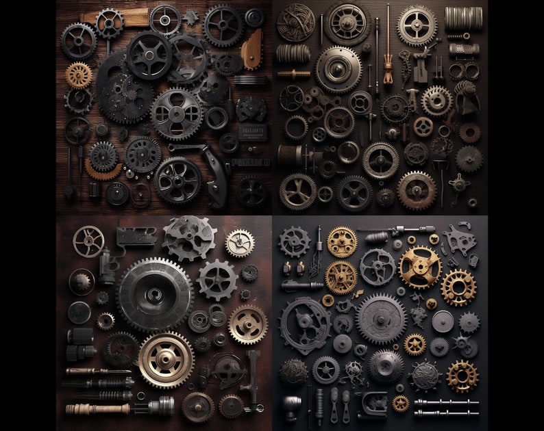 100 Procreate Gears and Wheels Stamps Gears and Wheels - Etsy