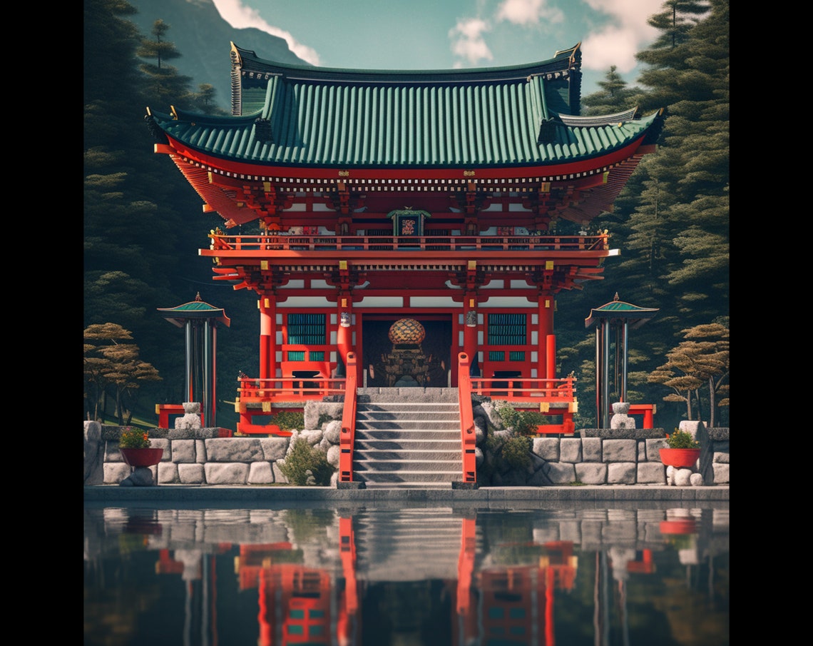 100+ Procreate Japanese Temple Stamps, Japanese Temple Brushes for ...