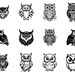 100 Procreate Owl Stamps Unique Realistic Owl Brushes for - Etsy