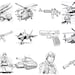 100 Procreate Military Stamp Bundle Military Brushes for - Etsy