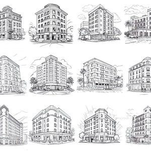 100+ Procreate Hotel Stamps, Hotel Brushes for Procreate, Instant ...