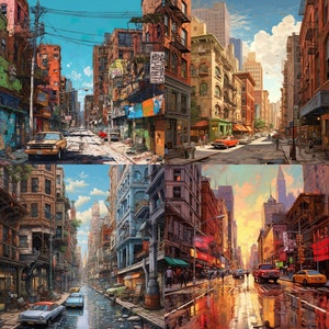 100+ Procreate City Street View Stamps, City Street View Brushes for ...