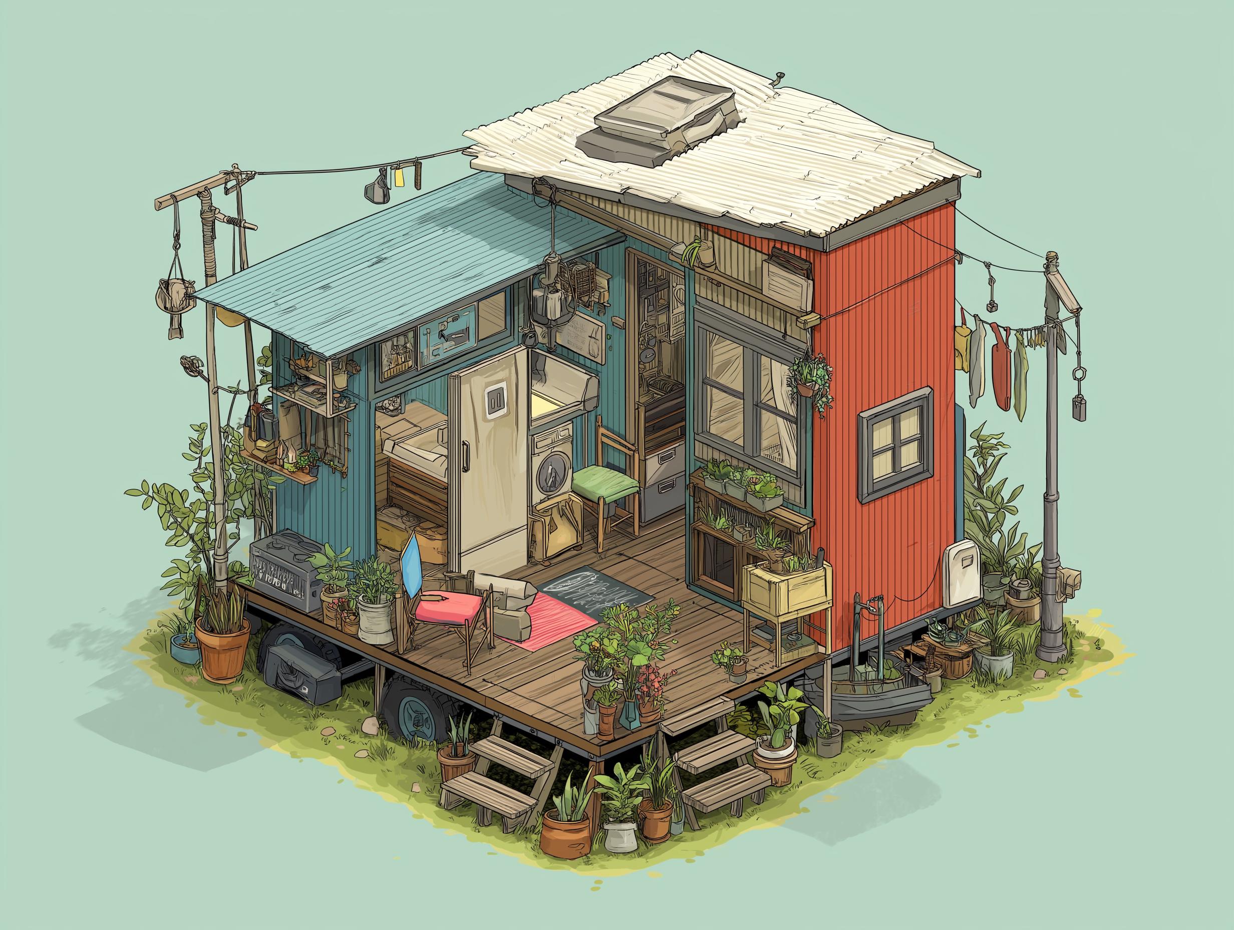 100+ Procreate Isometric Tiny House Stamps, Realistic Brushes for ...