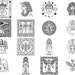 100+ Procreate Ancient Hieroglyphic Stamps, Ancient Egypt Symbols Guide ...