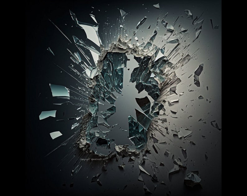 Procreate Realistic Broken Glass Stamps, Broken Glass Brushes for ...
