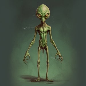 100+ Procreate Alien Stamps, Alien Brushes for Procreate, Instant ...