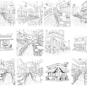 100+ Procreate Restaurant Stamps, Restaurant Guide Brushes for ...