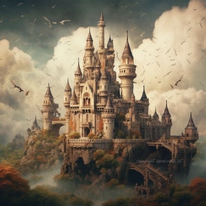 100+ Procreate Castle Stamps, Castle Brushes for Procreate, Instant ...