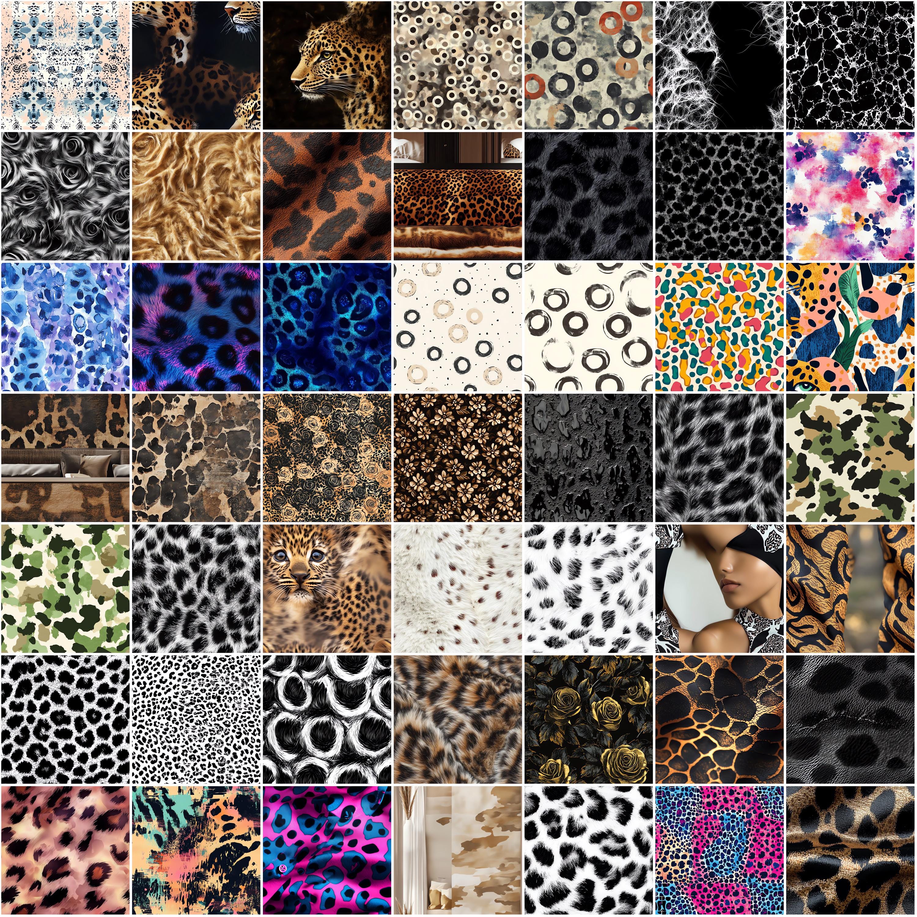 100+ Procreate Leopard Print Brushes, Realistic Texture Brushes for ...