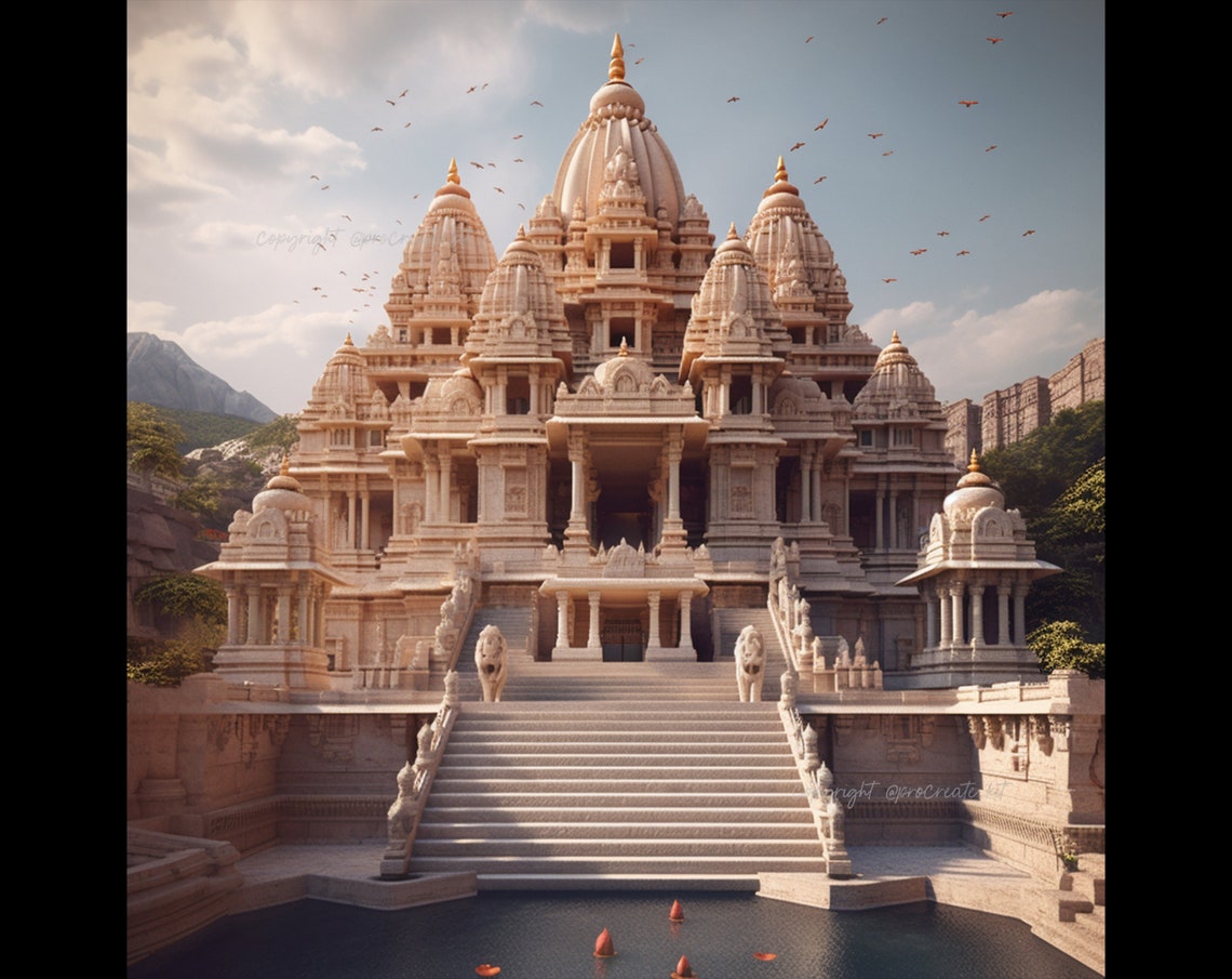 100+ Procreate Indian Temple Stamps, Indian Temple Brushes for ...