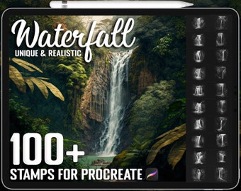 100 Procreate Liquid Textures, Fluid Brushes, Digital Download - Etsy