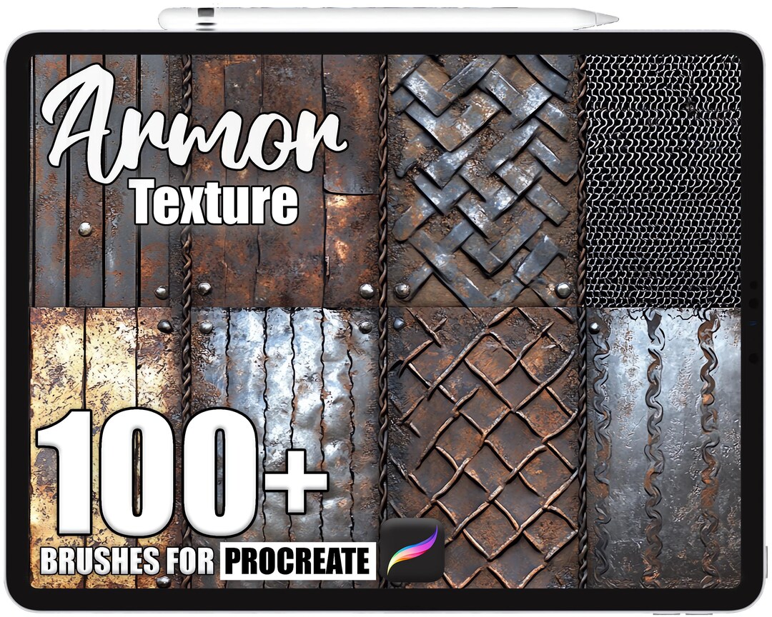 100+ Procreate Armor Texture Brushes, Realistic Texture Brushes for ...