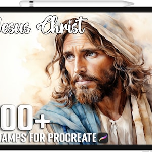 100+ Procreate Jesus Christ Stamps, Jesus Christ Brushes for Procreate ...