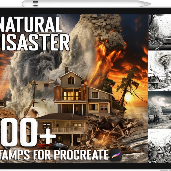 Natural Disasters Drawing - Etsy