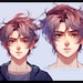 100 Procreate Anime Boy Hair Stamps Anime Boy Hair Guide - Etsy