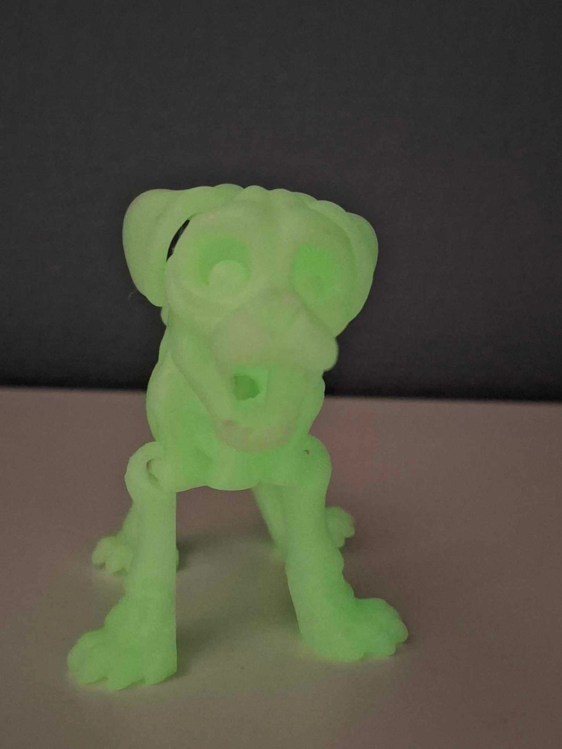 3D Printed Articulated Dog Skeleton Jointed Animals Flexible Desk ...