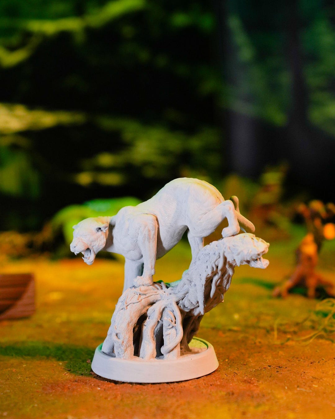32mm or 75mm Jaguar Miniature - Marsh RPG Enemy Figure - Resin Print to ...