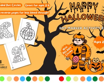 Halloween Markers Coloring - Etsy