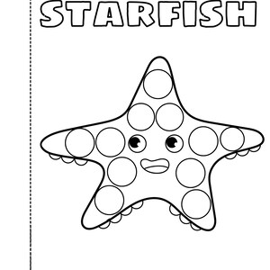 DIGITAL DOWNLOAD| Sea Life Vol I | Dot Markers Activity Book for Kids ...