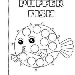DIGITAL DOWNLOAD| Sea Life Vol I | Dot Markers Activity Book for Kids ...