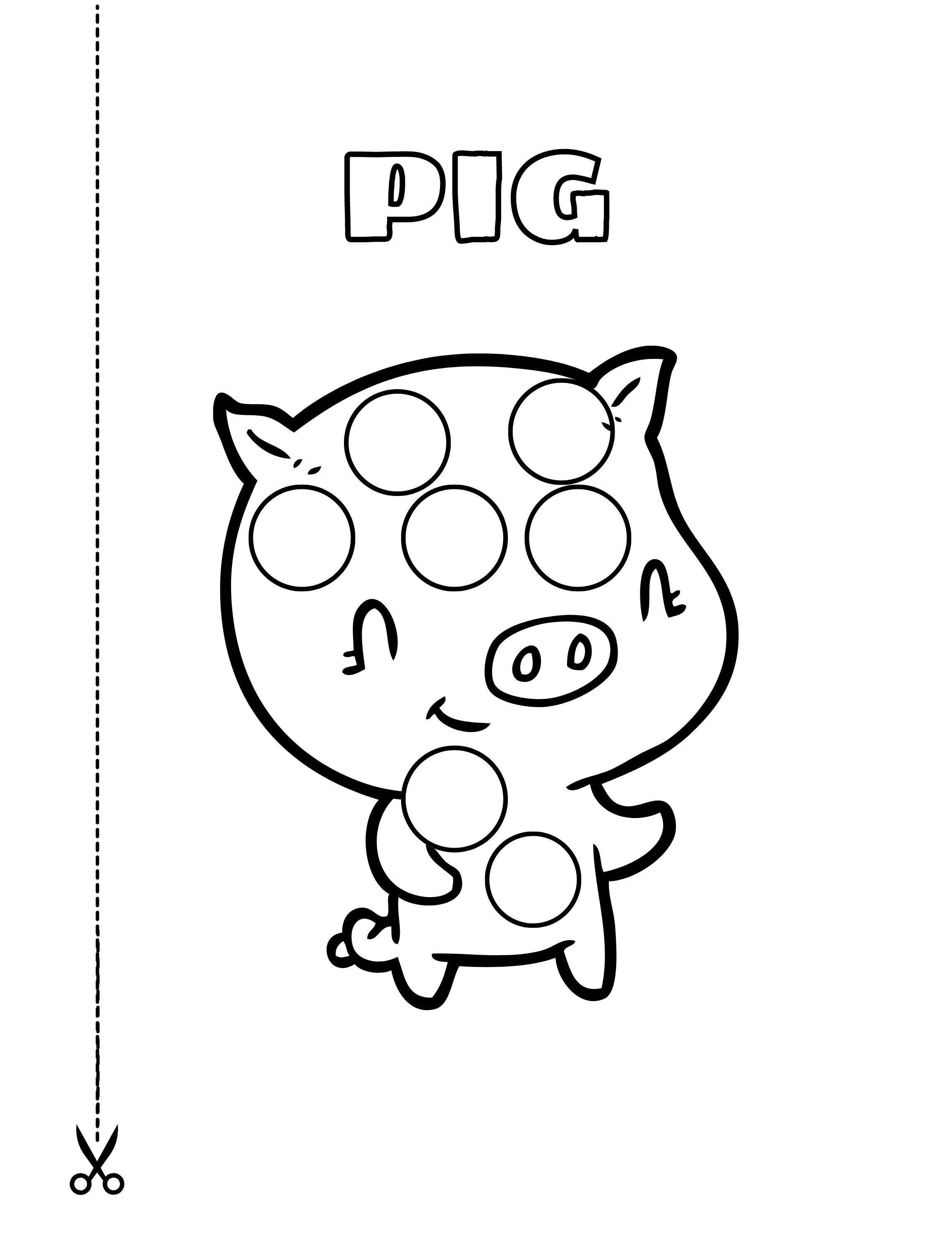 Farm Animals Dot Markers Activity Book for Kids 35 Pages INSTANT ...