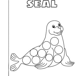 DIGITAL DOWNLOAD| Sea Life Vol I | Dot Markers Activity Book for Kids ...