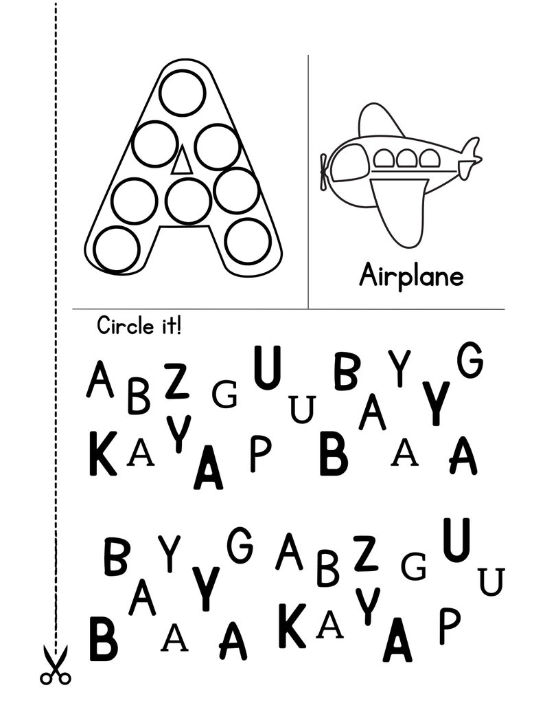 Abc Alphabet Letters Dot Markers Activity Book for Kids | 52 Pages ...