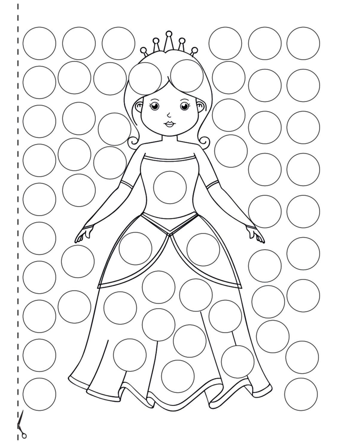 DIGITAL DOWNLOAD| Princess Dot Markers Activity Book for Kids | 45 ...