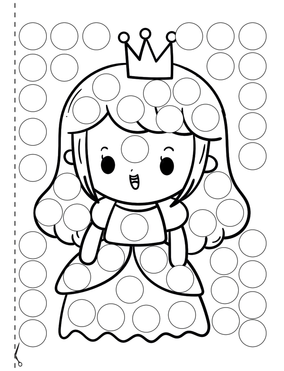 DIGITAL DOWNLOAD| Princess Dot Markers Activity Book for Kids | 45 ...