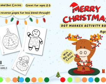 DIGITAL DOWNLOAD Sea Life Vol I Dot Markers Activity Book for Kids 40 ...