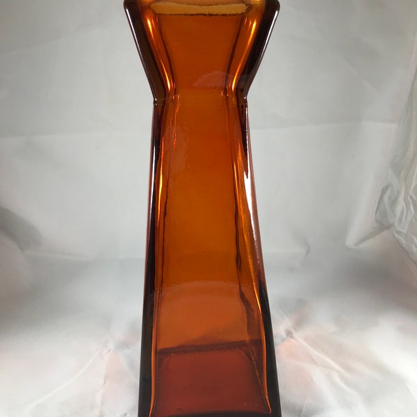 Amber Vase - Etsy
