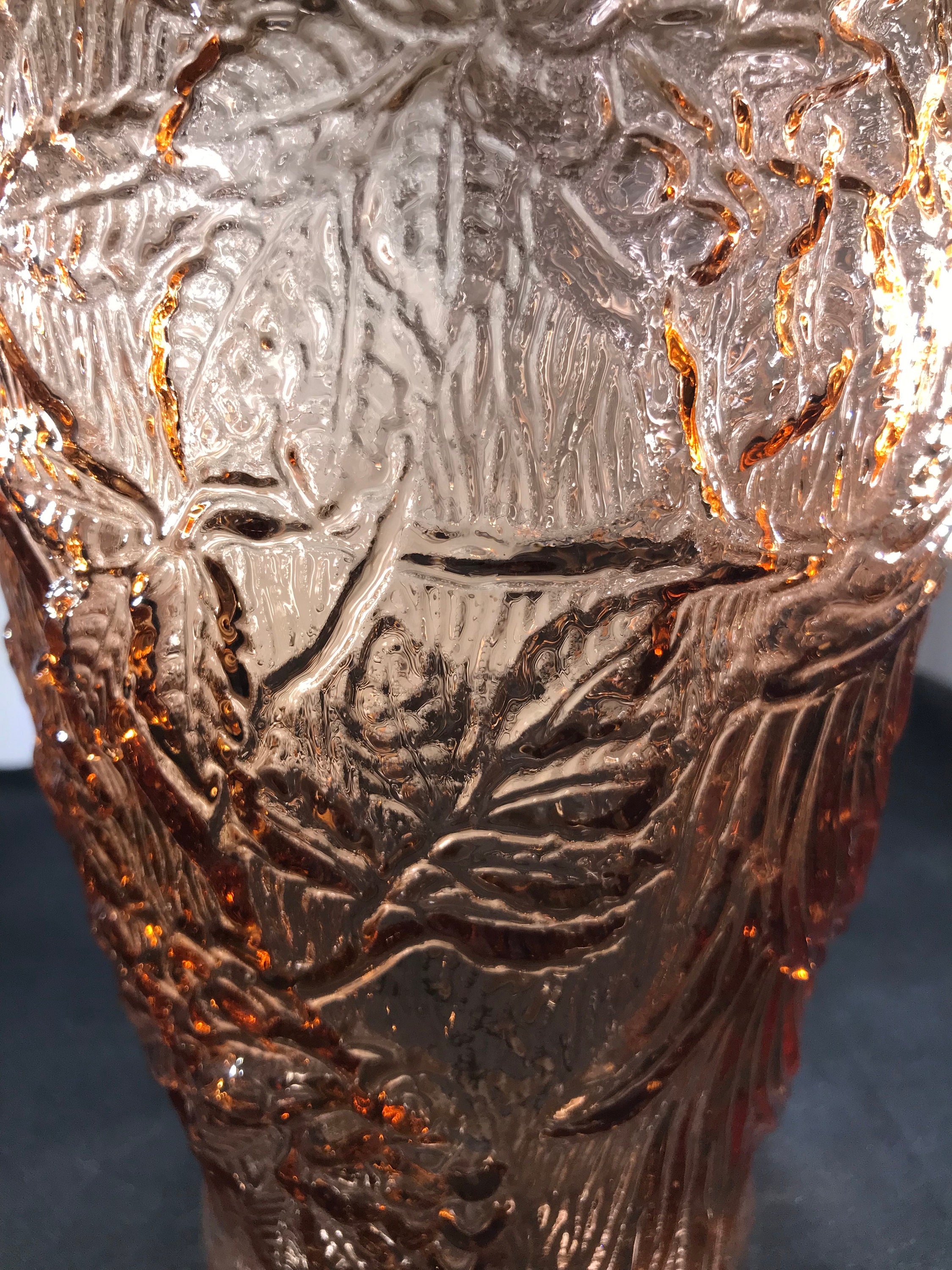 Tiara Indiana Glass Bird of Paradise Iridescent Vase - Etsy