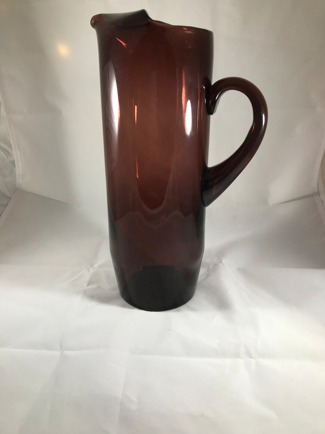 Amethyst Purple Glass Pitcher - Etsy