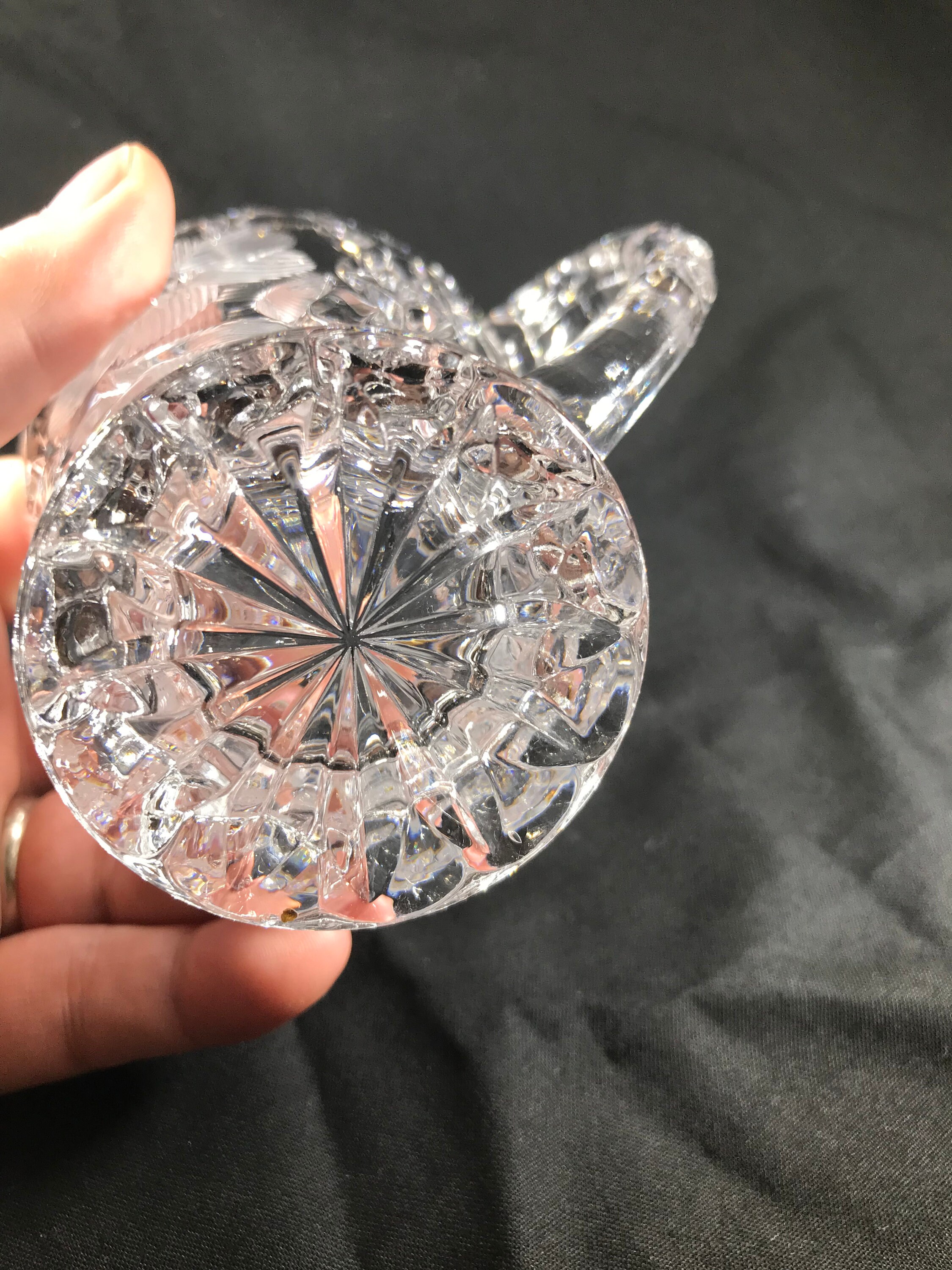 Gorham Cut Crystal Floral Design Creamer - Etsy