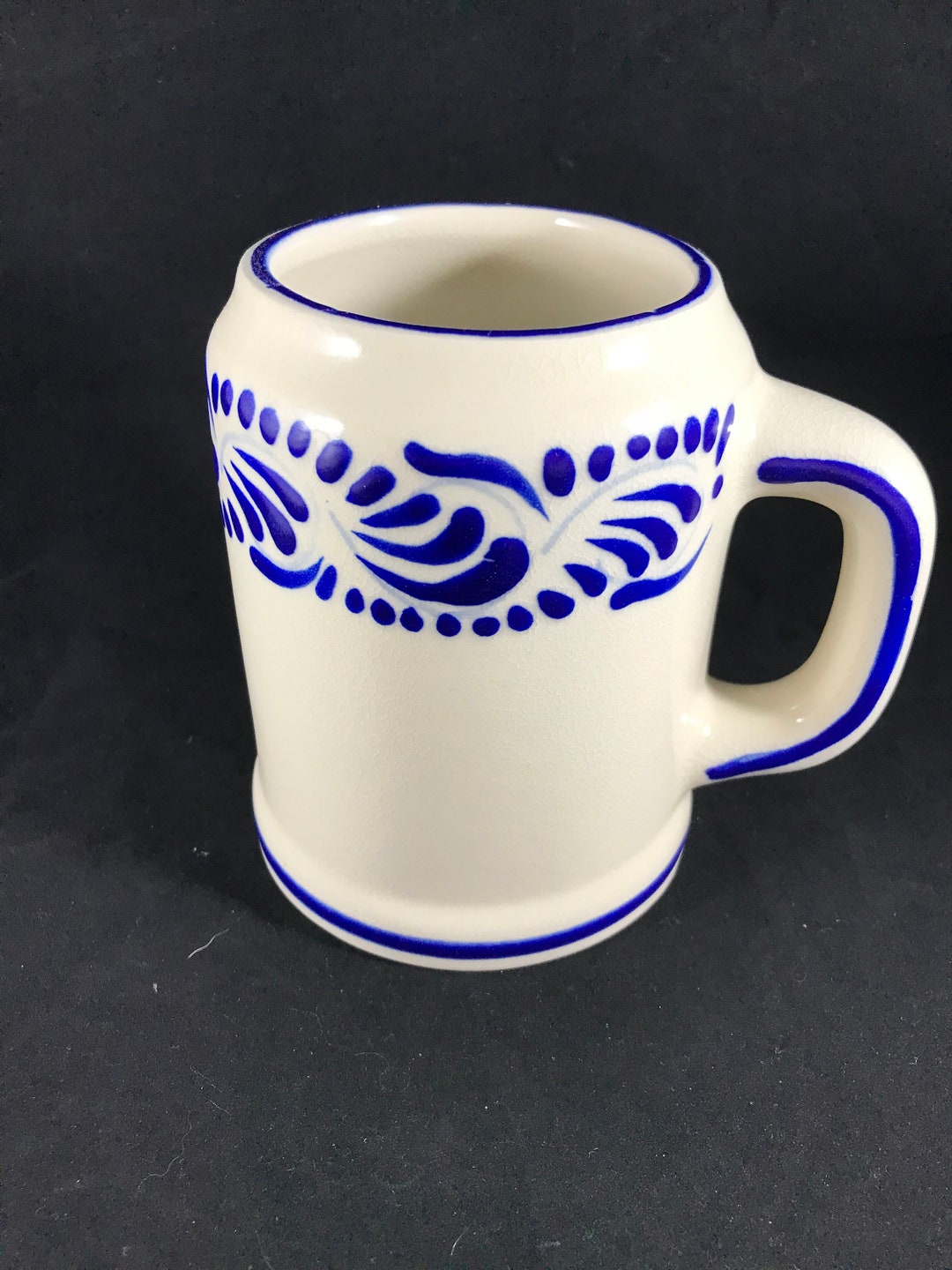 Taladura Mexican Blue Pottery Mug Stein Pueblo City Pottery - Etsy