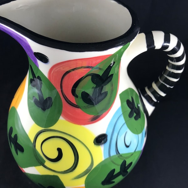 Mexican Pottery Pitcher - Etsy