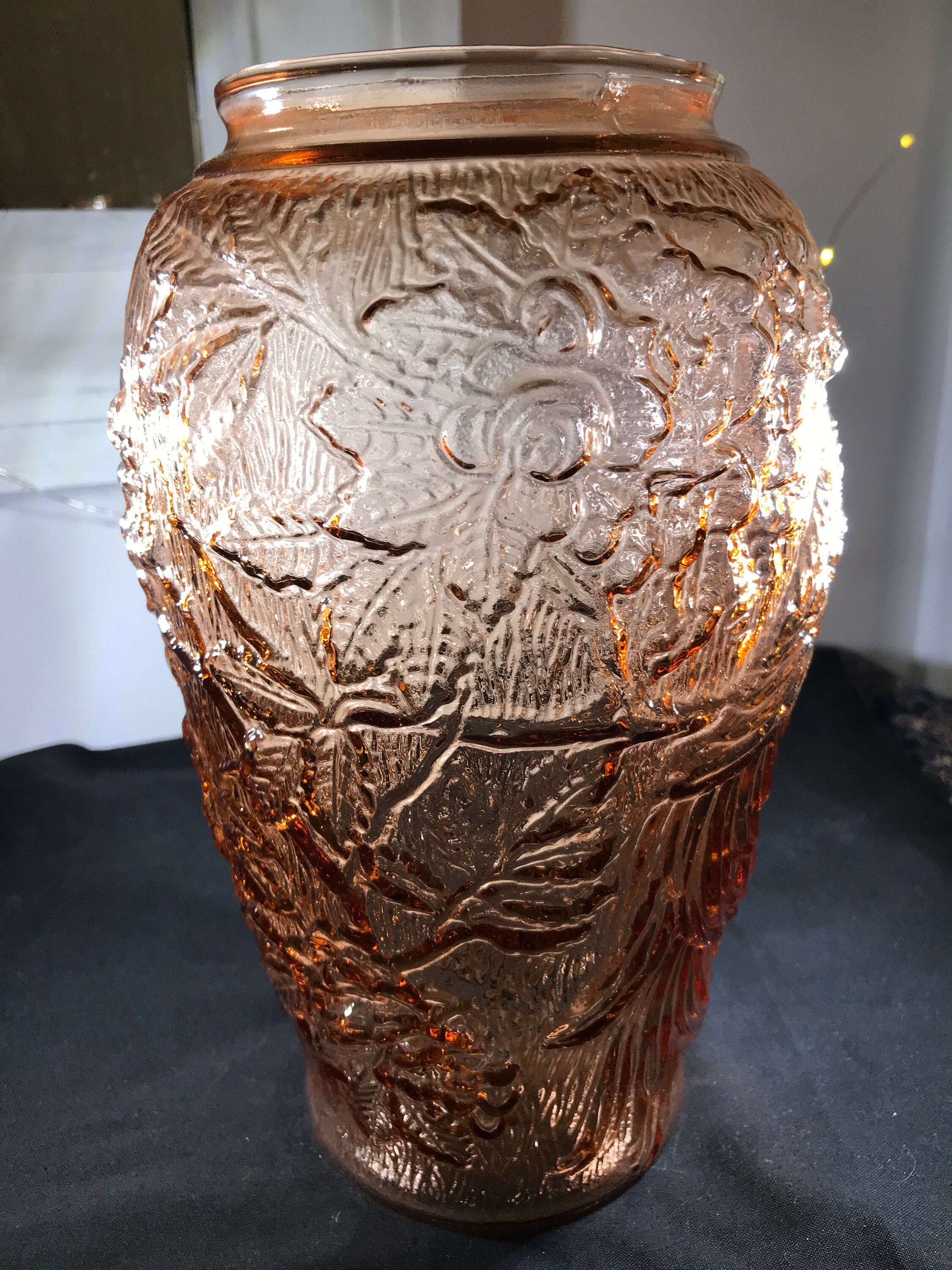 Tiara Indiana Glass Bird of Paradise Iridescent Vase - Etsy