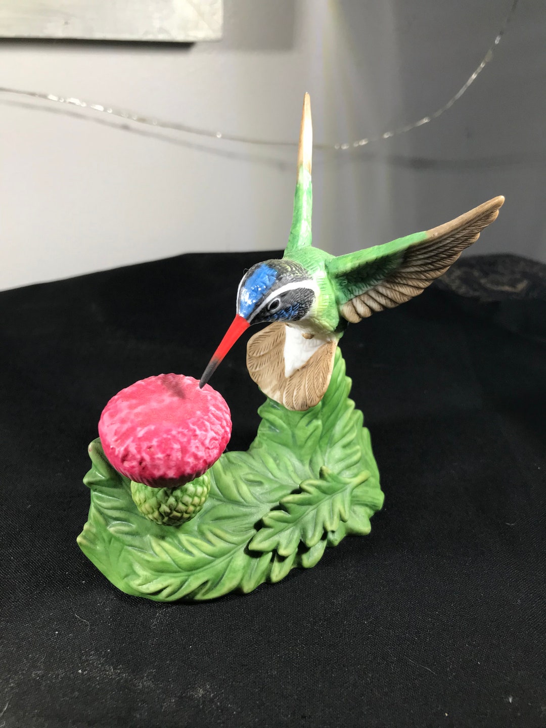 Hummingbird With Thistle Figurine by Bronson Collectibles - Etsy