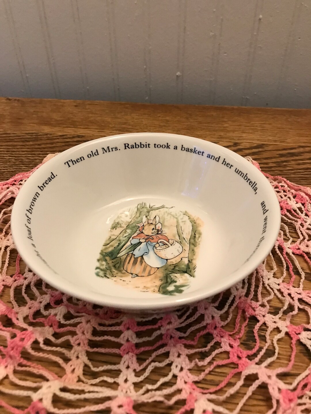 Wedgewood Peter Rabbit Bowl - Etsy