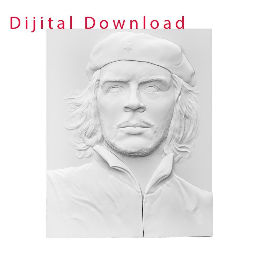 Che Guevara Bust Ernesto Che Guevara 3D STL Model (Download Now) - Etsy