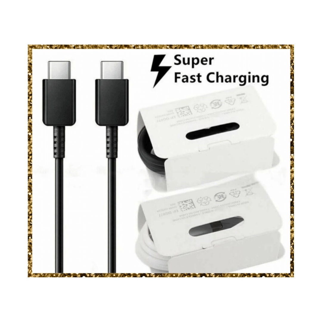 Samsung Type C to C Note S20 S21 S22 Ultra Super Fast Usb C Charger ...