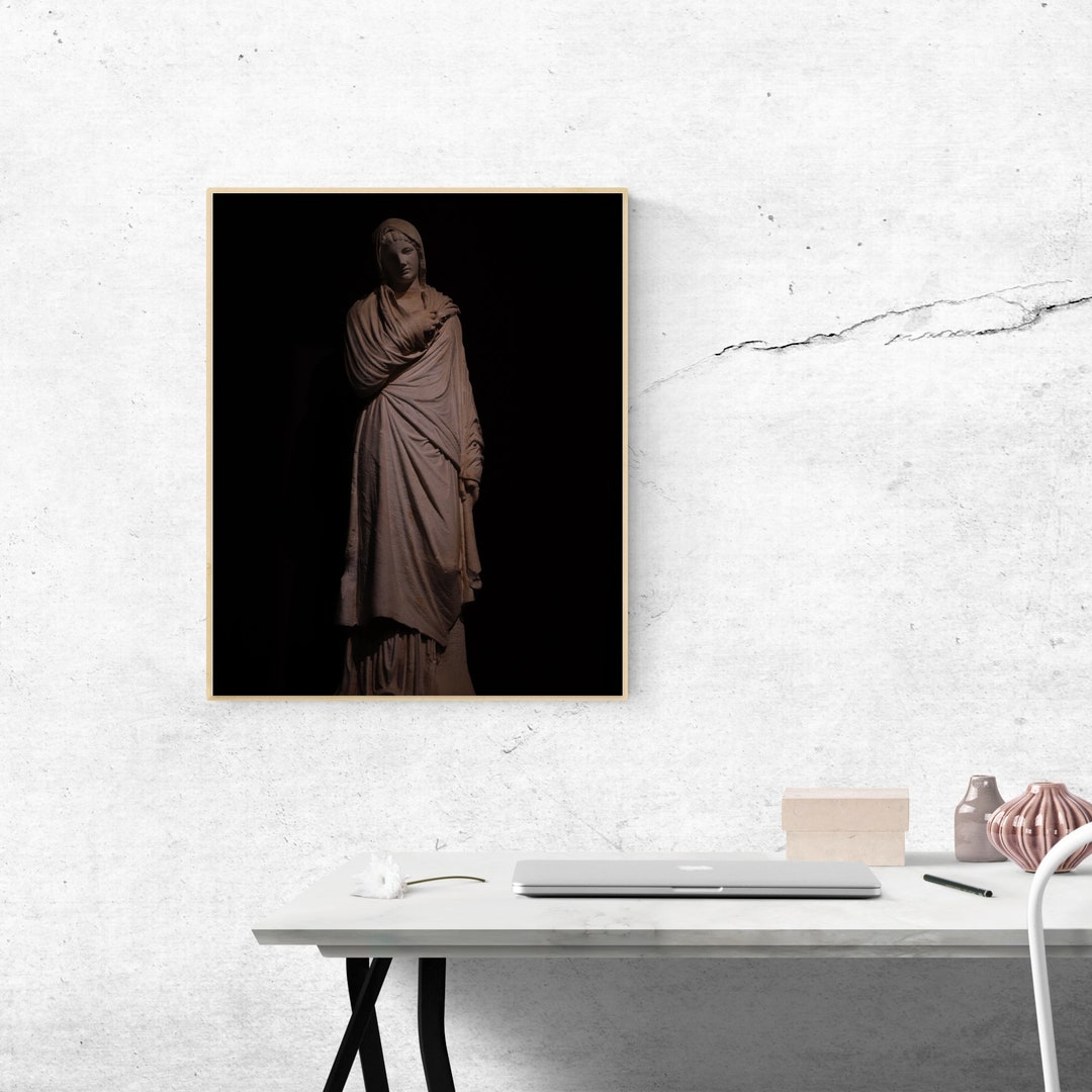 Vintage Virgin Mary Wall Art Virgin Mary Print Catholic Digital Art