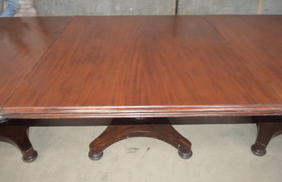 Large Antique Dining Table - Etsy