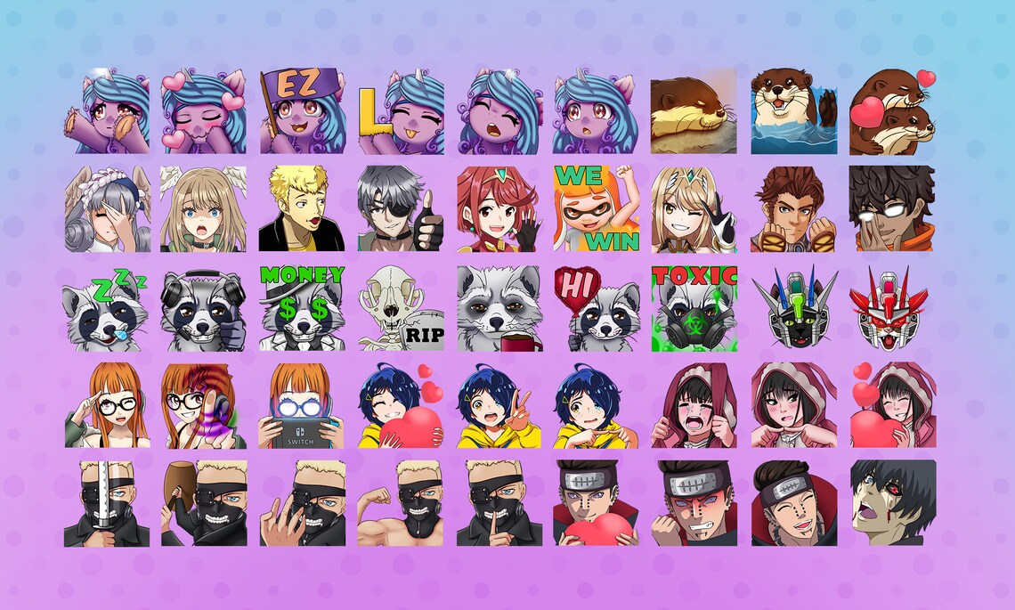 Custom Animated Emotes, 4 Animated Twitch Emotes, Emotes for Your ...