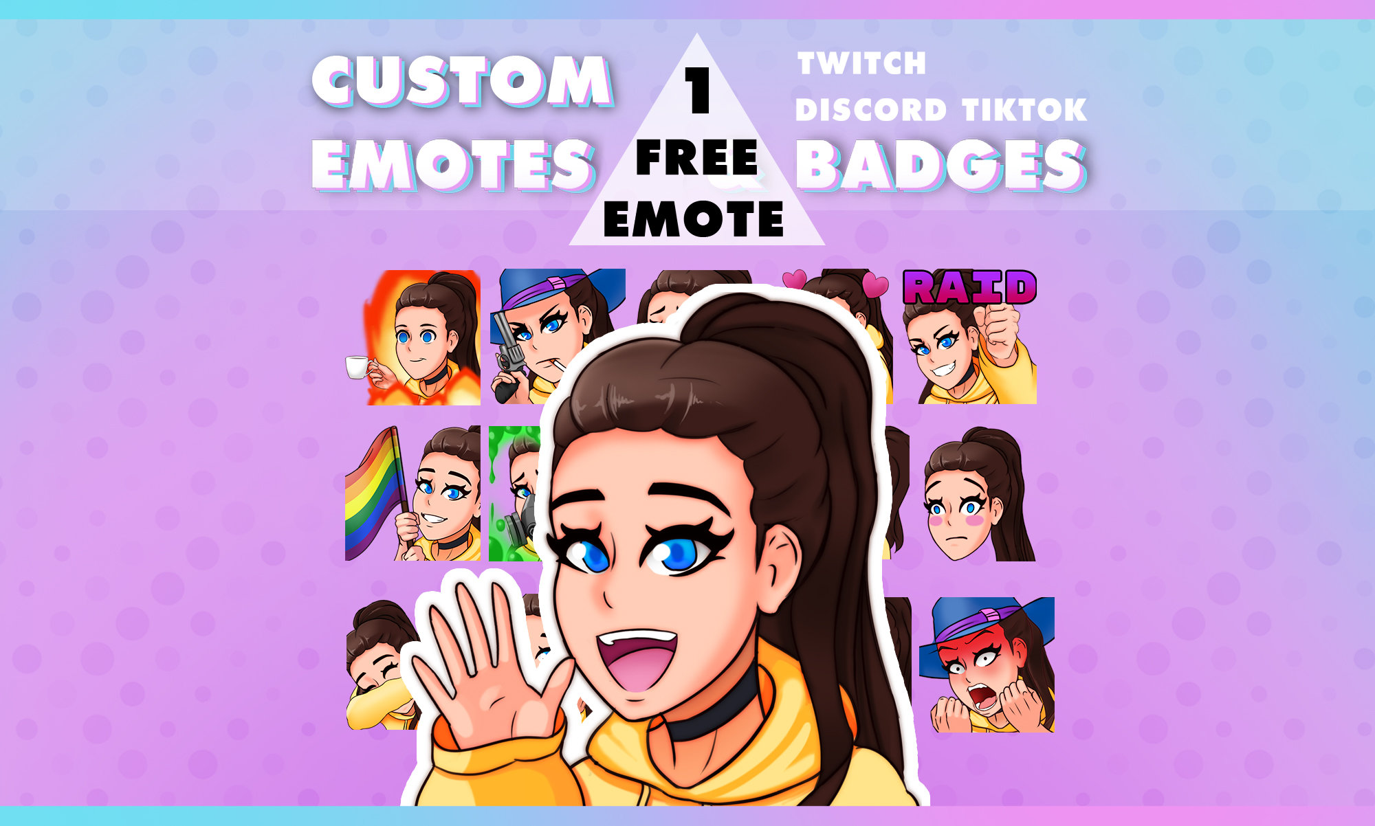 Custom Twitch Emotes Twitch Sub Badges Stickers Emojis For Your